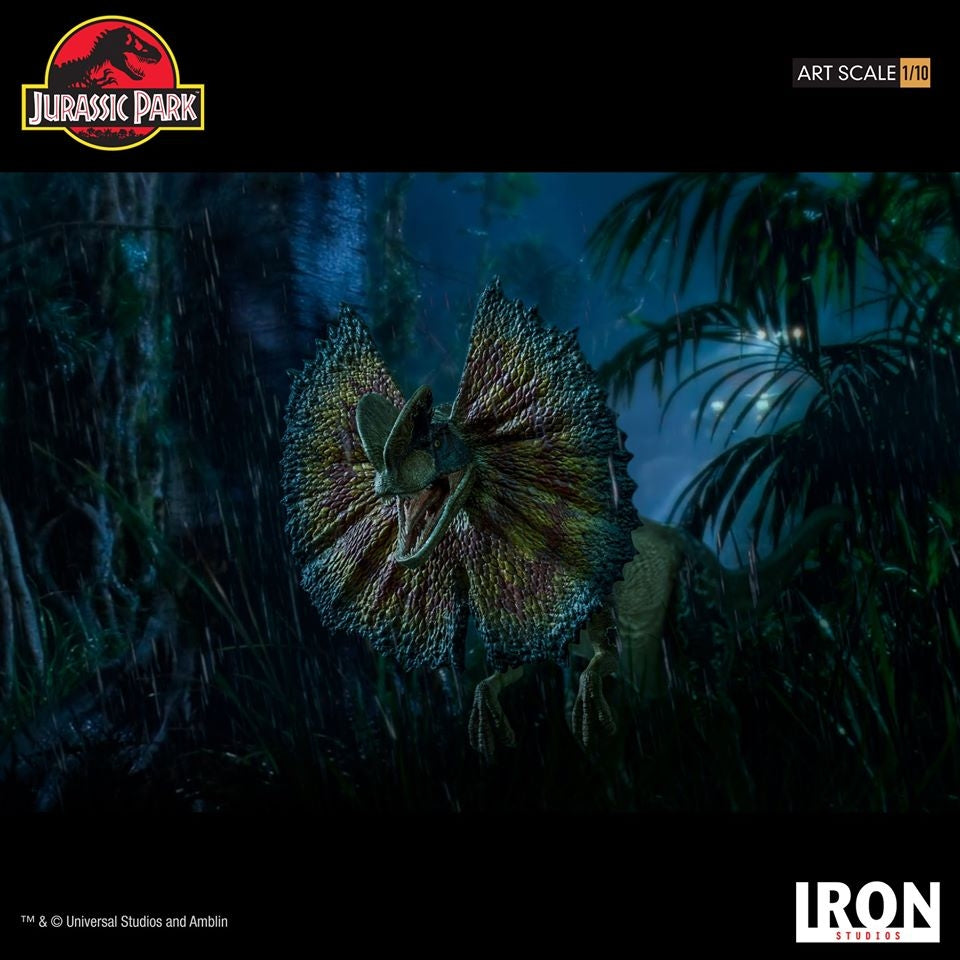 Iron Studios - Dilophosaurus Art Scale 1/10 - Jurassic Park – Primo ...