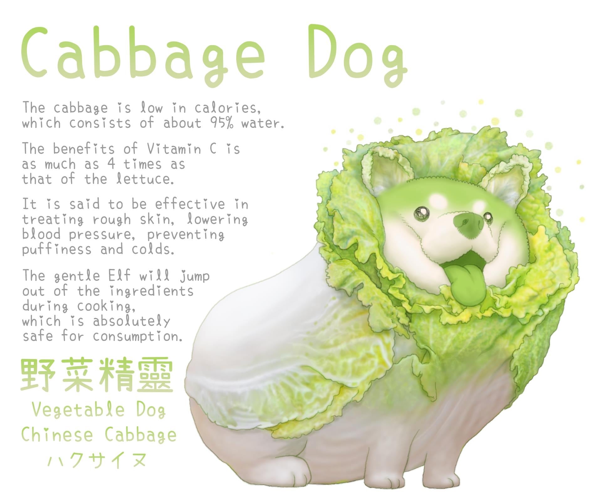 Taurus Workshop [Vegetables Fairy] - Cabbage Dog – Primo Collectibles