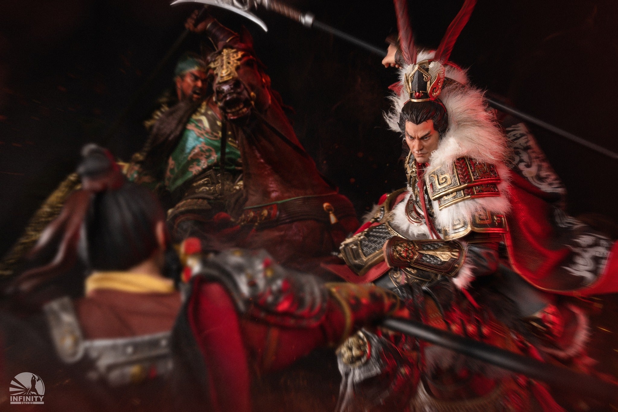 Infinity Studio - Three kingdoms Generals - Lu Bu 1/4 statue (Deluxe ...