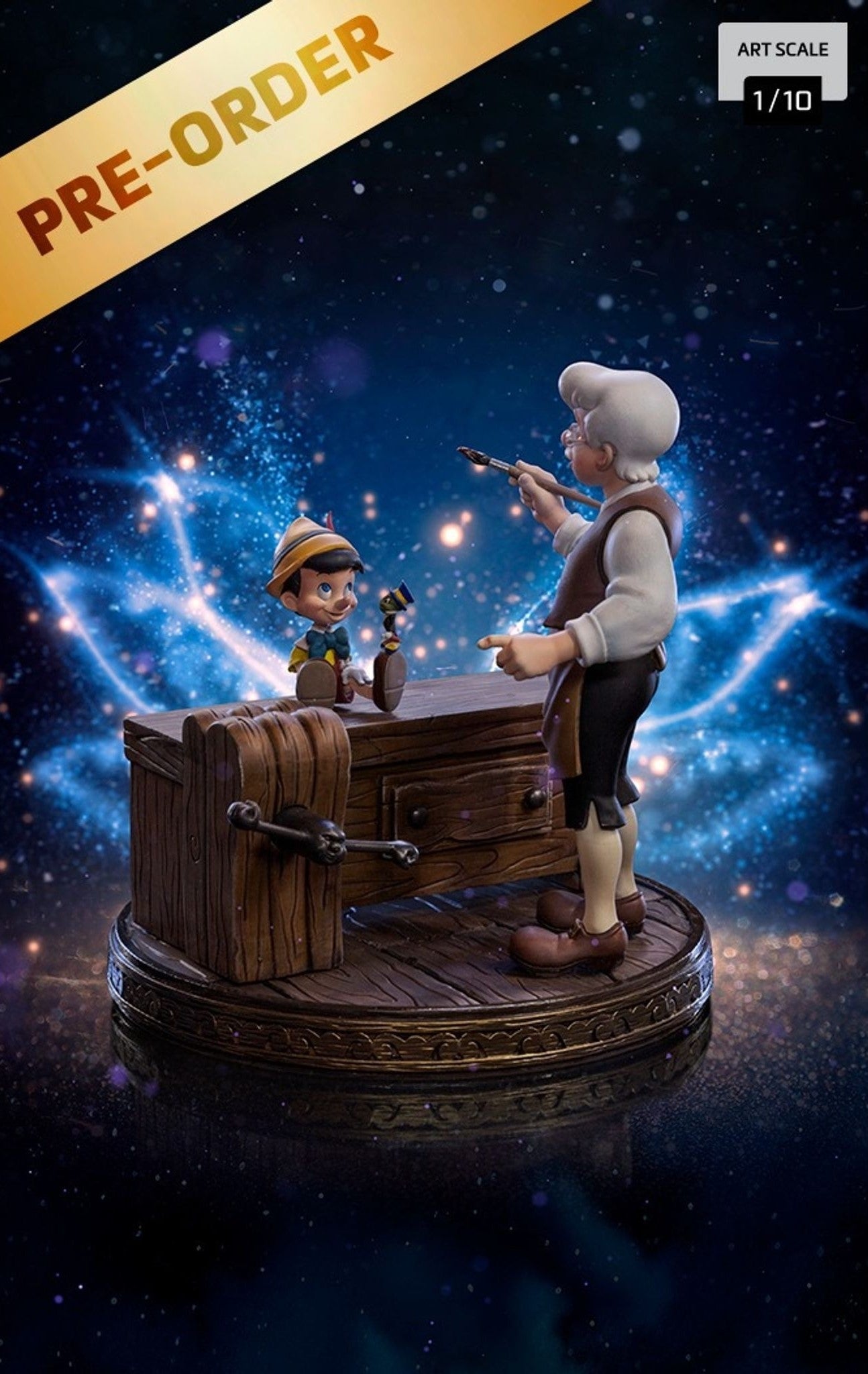 Iron Studios - Statue Pinocchio - Disney 100th - Pinocchio - Art Scale ...