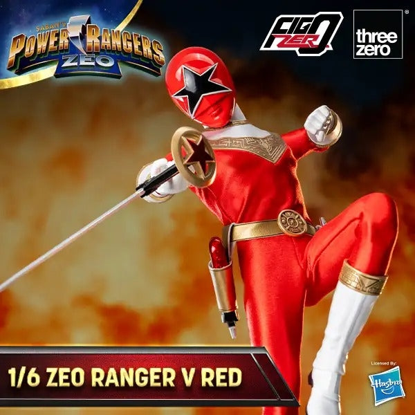 Threezero - Power Rangers Zeo - FigZero 1/6 Zeo Ranger V Red – Primo ...