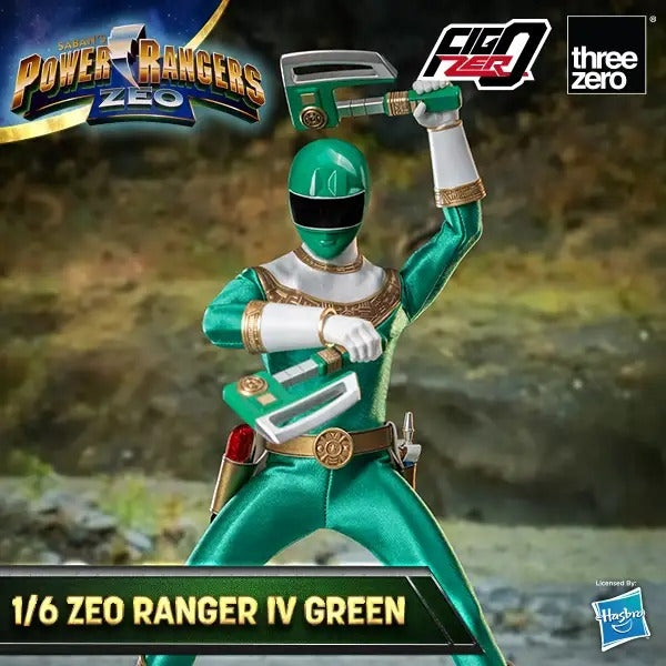 Threezero - Power Rangers Zeo - FigZero 1/6 Zeo Ranger IV Green – Primo ...