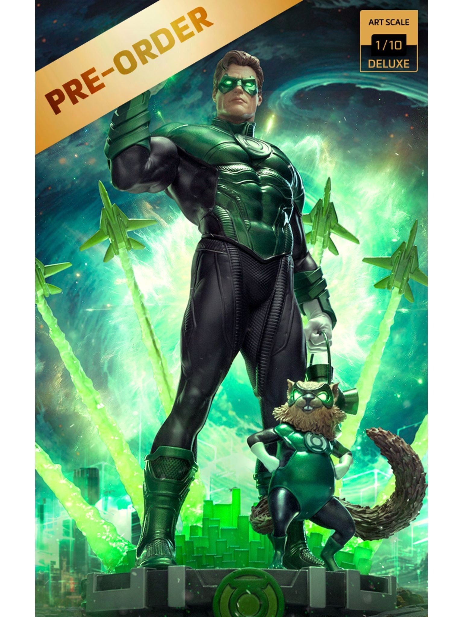 Iron Studios - Green Lantern Unleashed Deluxe - DC Comics - Art Scale 1 ...