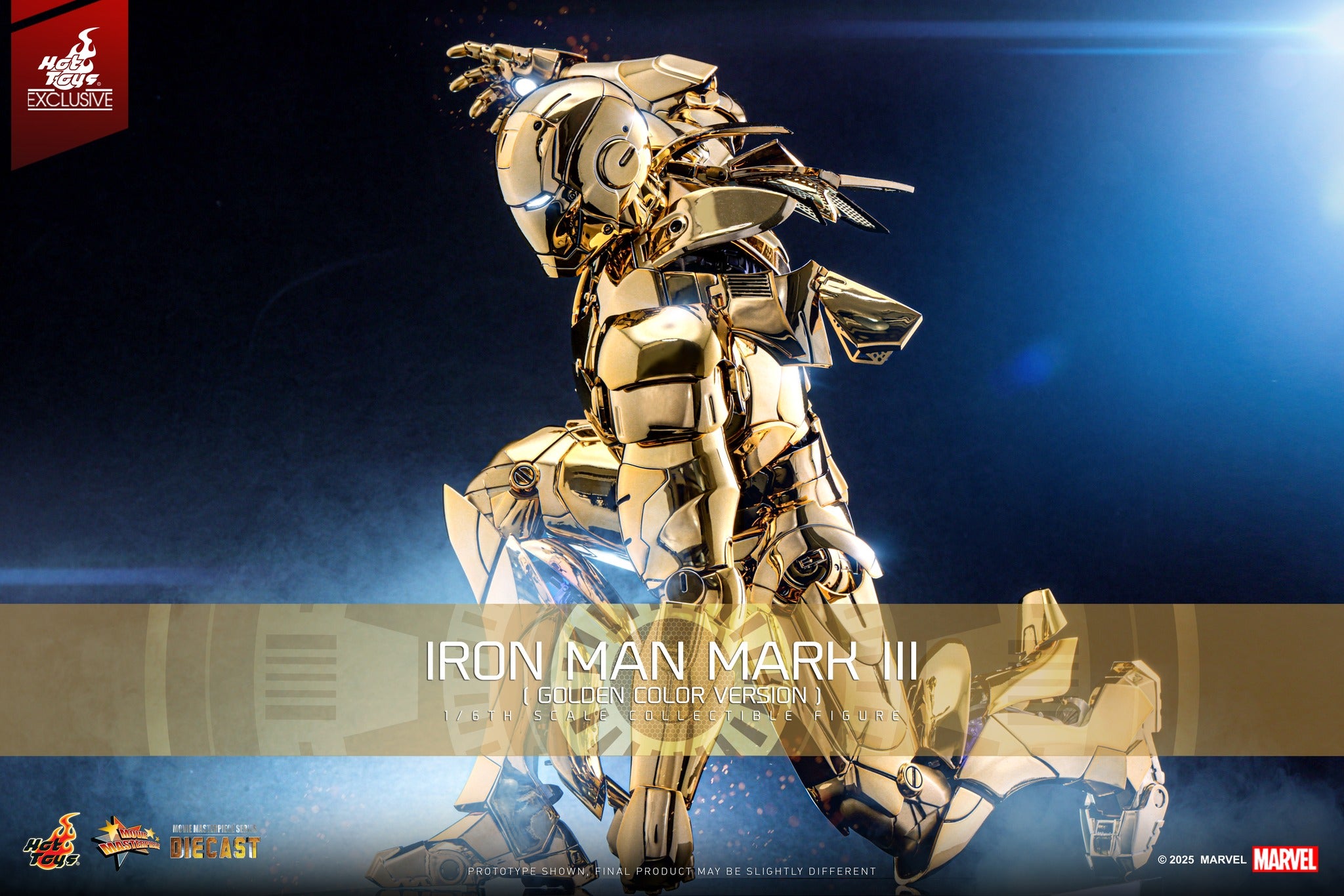 Hot Toys - MMS764D69 - Iron Man - 1/6th scale Iron Man Mark III (Golde ...