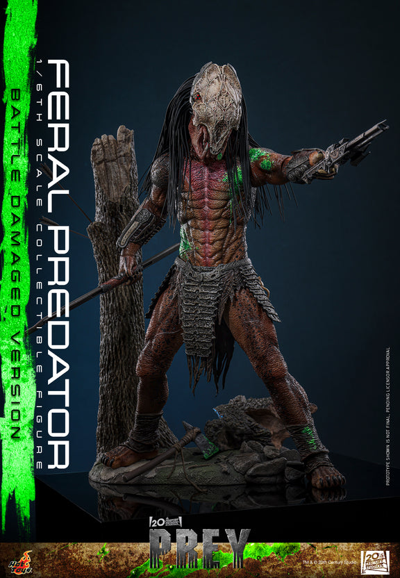 Hot Toys - TMS173 - Prey - 1/6th scale Feral Predator (Battle Damaged ...