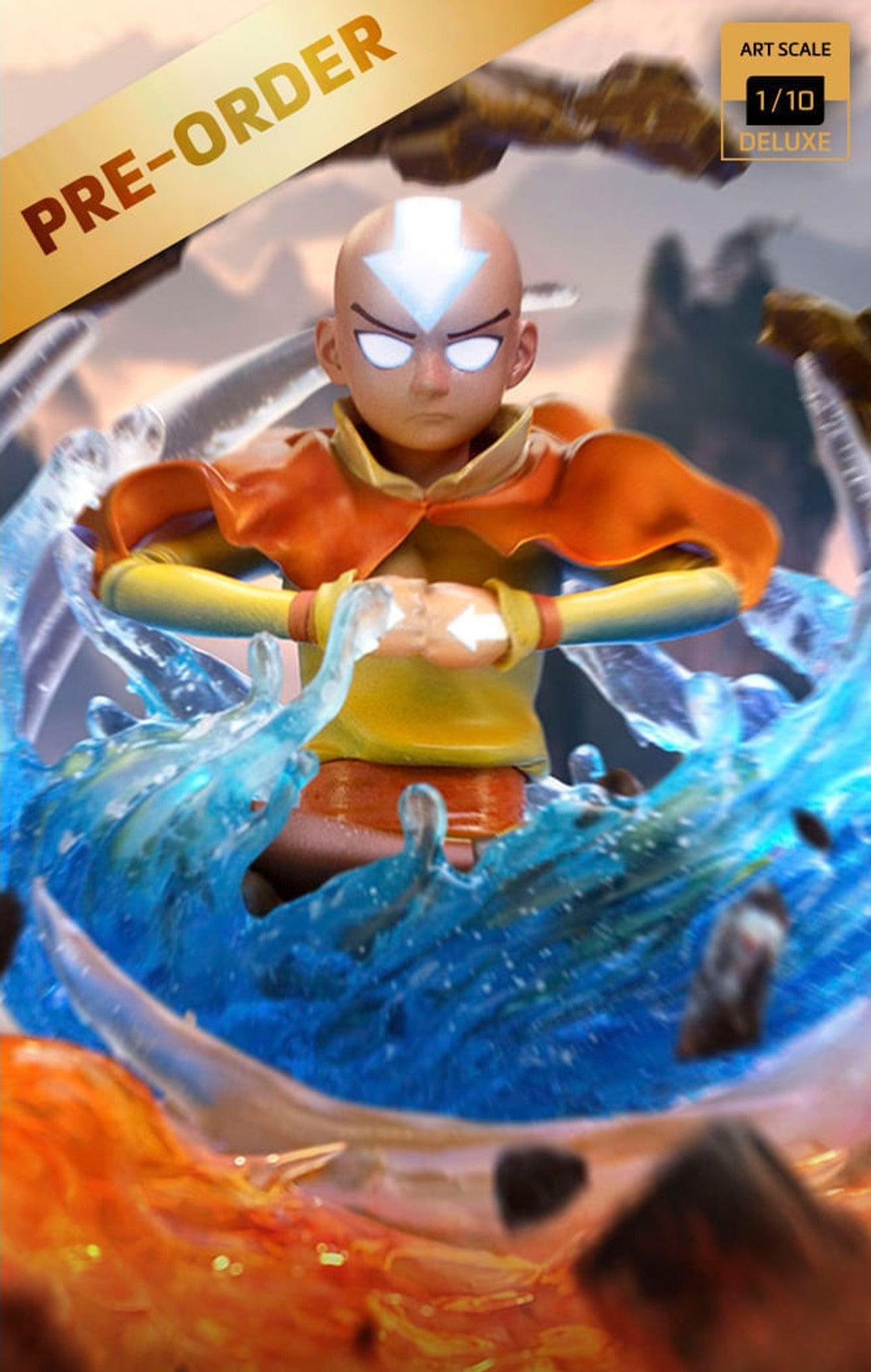 Iron Studios - Aang - Avatar: the Legend of Aang - Art Scale 1/10 ...
