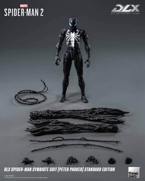 Threezero - 3Z0966 - Marvel's Spider-Man 2: DLX Spider-Man Symbiote ...