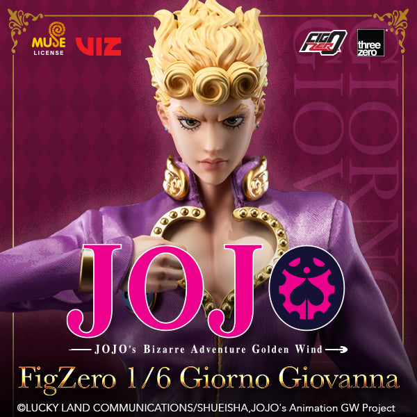 Threezero - JOJO’s Bizarre Adventure: Golden Wind - FigZero 1/6 Giorno ...