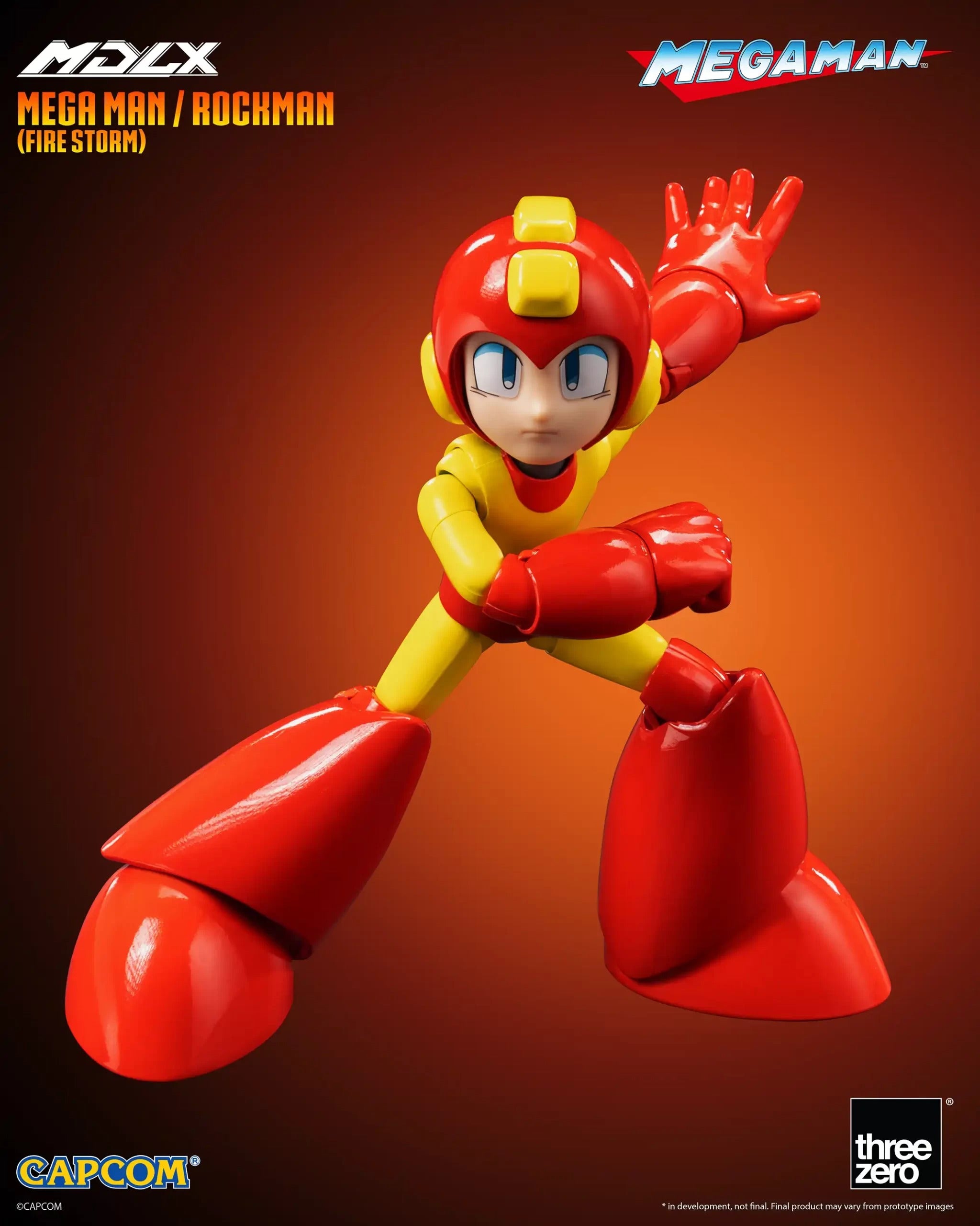 Threezero - Rockman - Mega Man - MDLX Mega Man - Rockman (Fire Storm ...